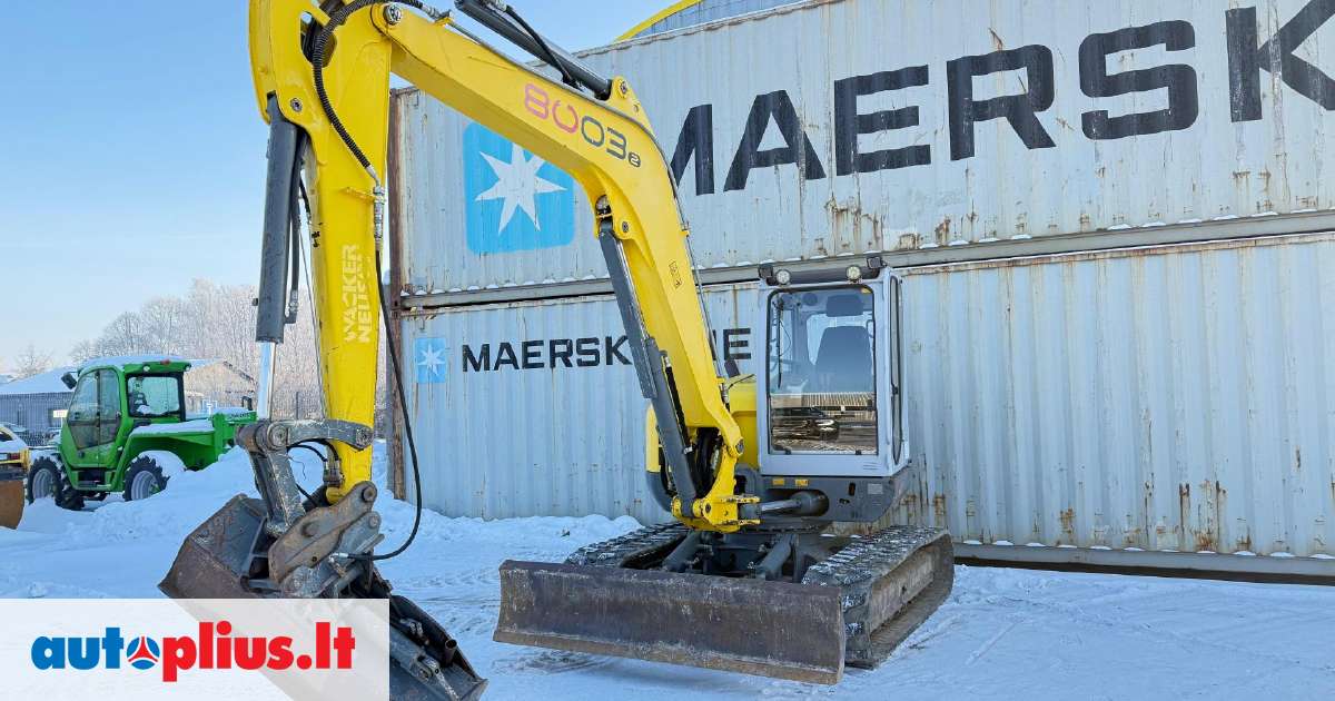 Wacker 8003, excavator 2013 m., | A29871848