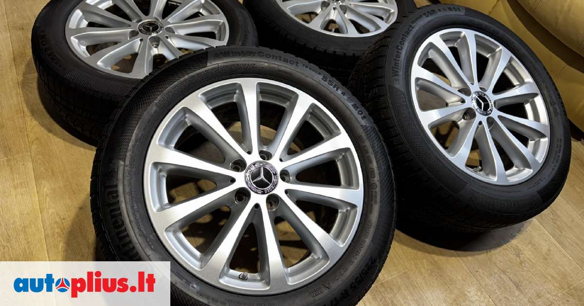 Mercedes-Benz E klasė su žiem. padangomis, lengvojo lydinio, R17 ...