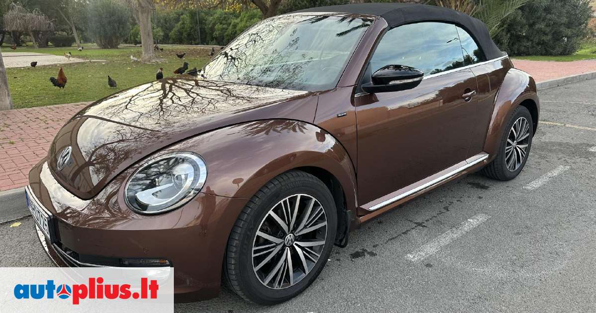 Volkswagen Beetle, 1.2 l., kabrioletas 2017-10 m., | A29895828