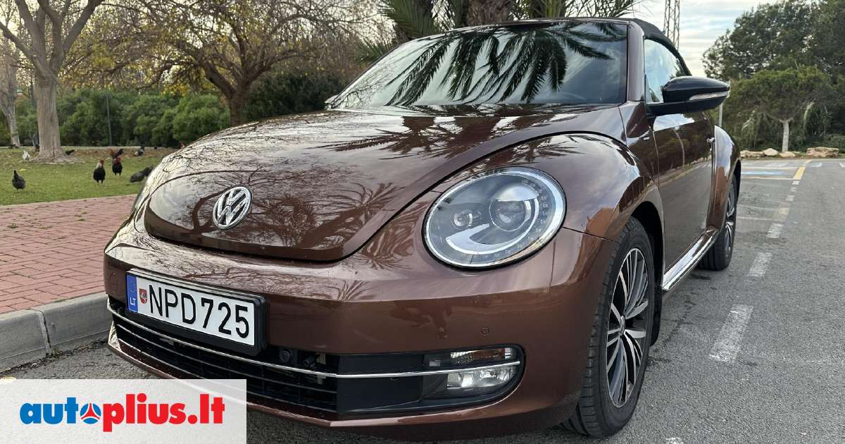 Volkswagen Beetle, 1.2 l., kabrioletas 2017-10 m., | A29895828