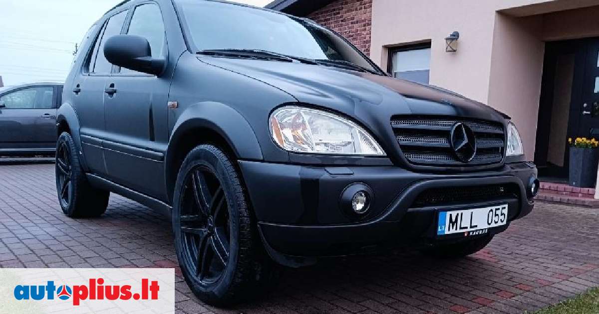 Mercedes-Benz ML55 AMG, 5.4 l., visureigis / krosoveris 2002 m ...