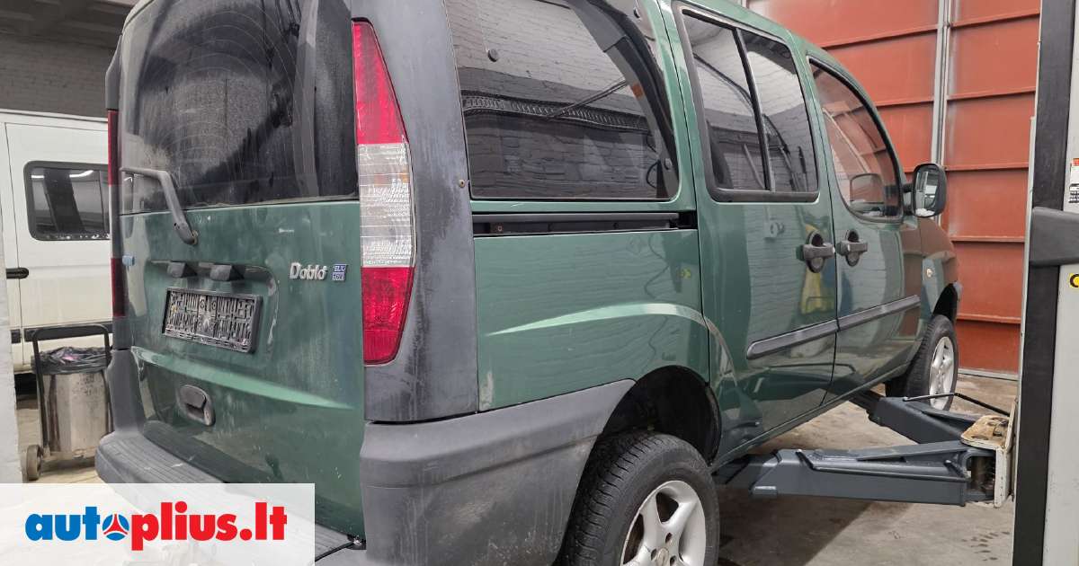 Fiat Doblo dalimis. Ardome fiat doblò 2003 m dalimis variklis 1 6l 16v ...