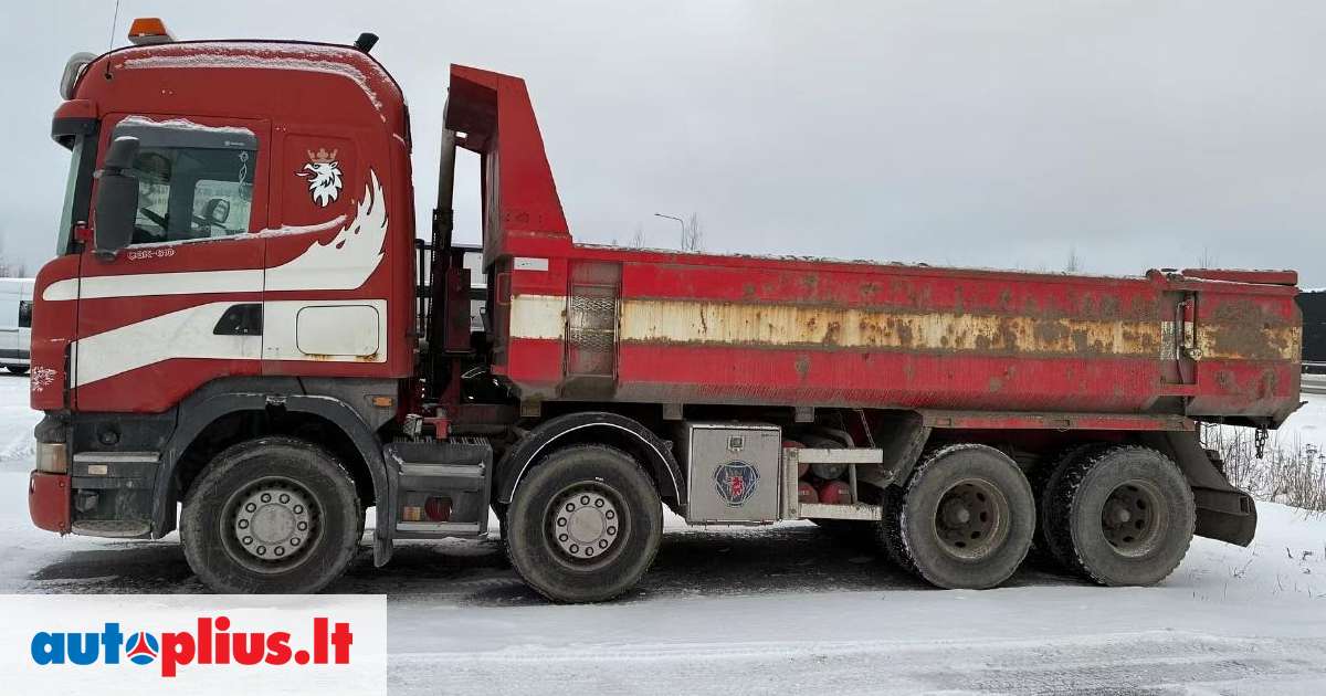 Scania R480, 8x4 TIPPER, MANUAL, STEEL, savivarčiai 2007-04 m., | A29909435