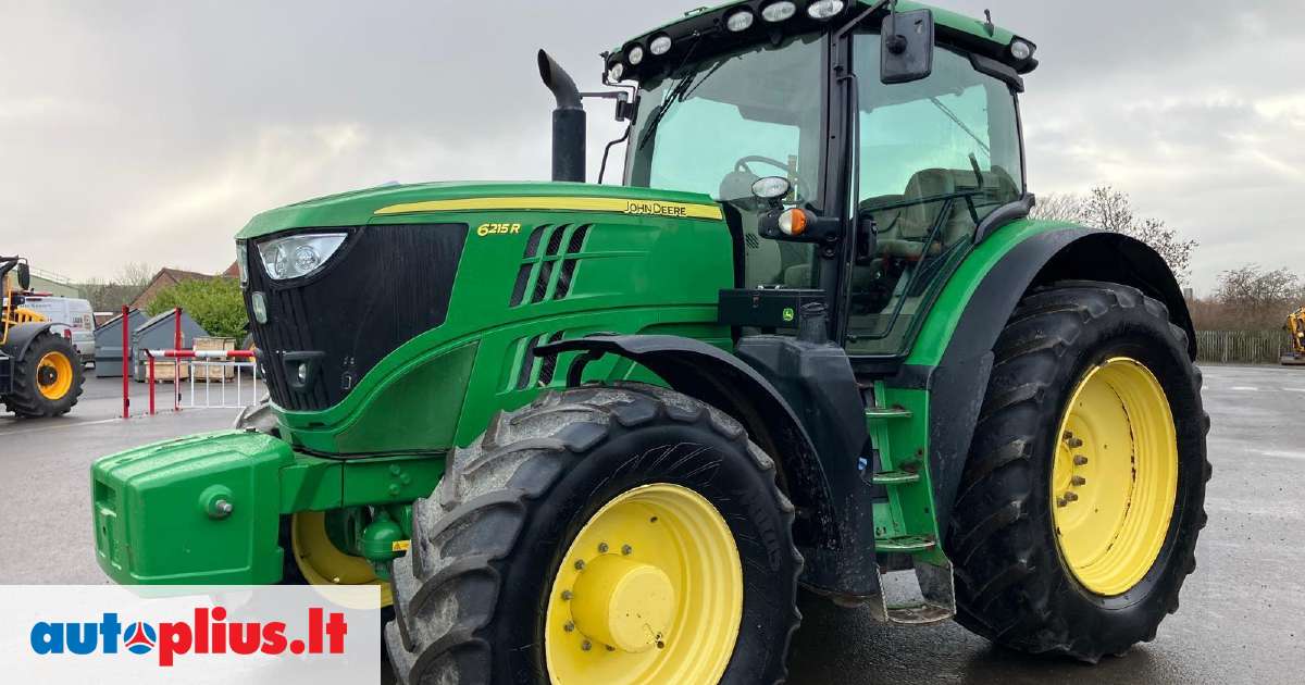 John Deere 6215R, traktoriai 2016-01 m., | A29910707