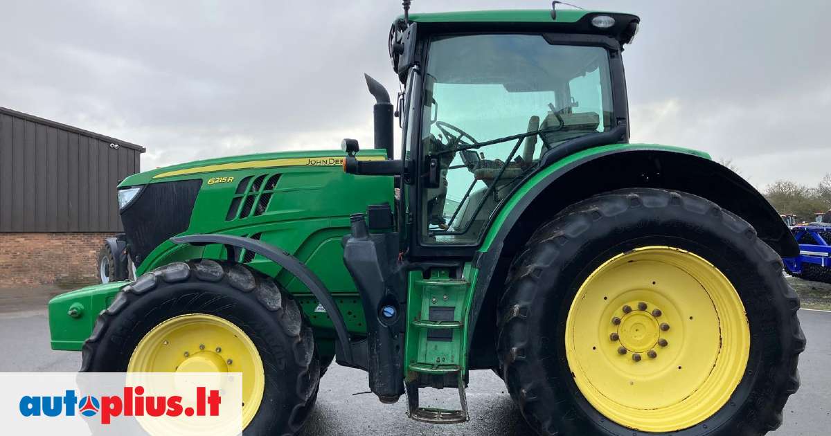 John Deere 6215R, traktoriai 2016-01 m., | A29910707