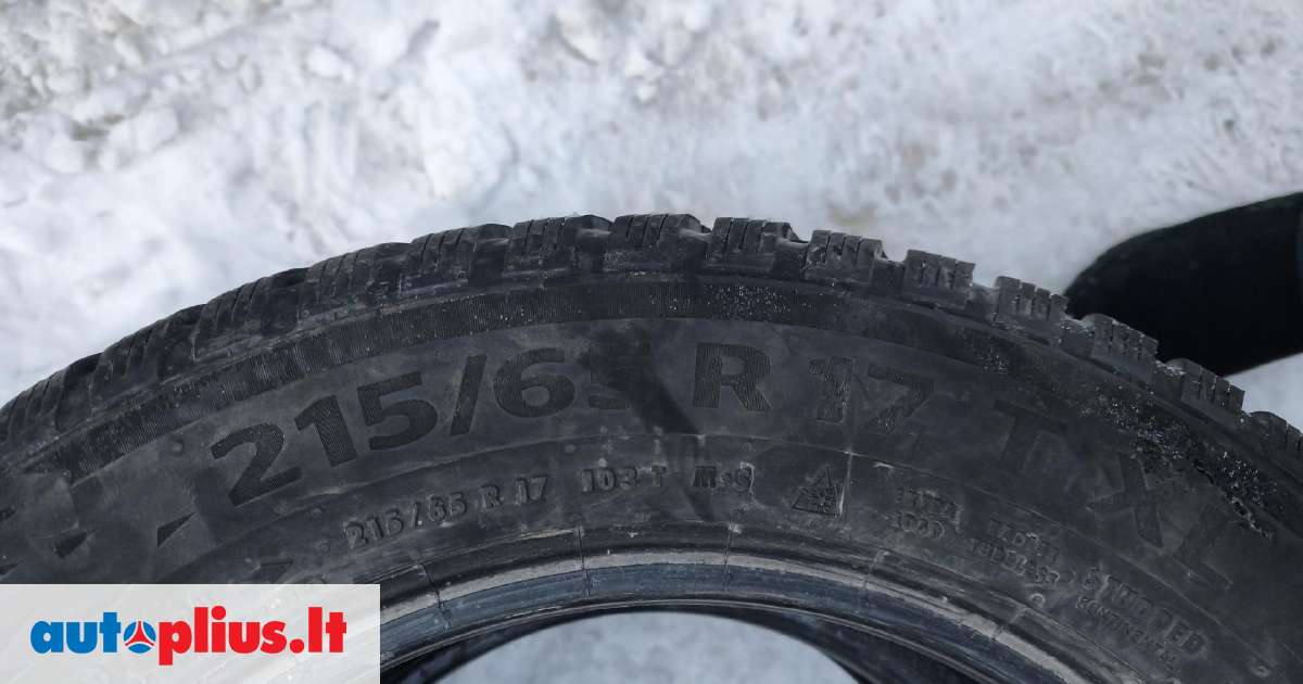 Continental Ice Contact 2, žieminės 215/65 R17 | A29917233