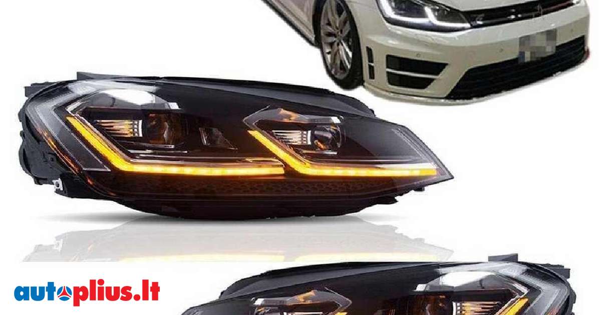 Volkswagen Golf for parts. Golf 7 ir 7 5 lining led tipo priekiniai ir ...