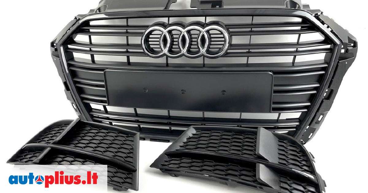 Audi A3 Audi a3 8v3 8v5 2016 2019 front bumper grille centrines bampe ...