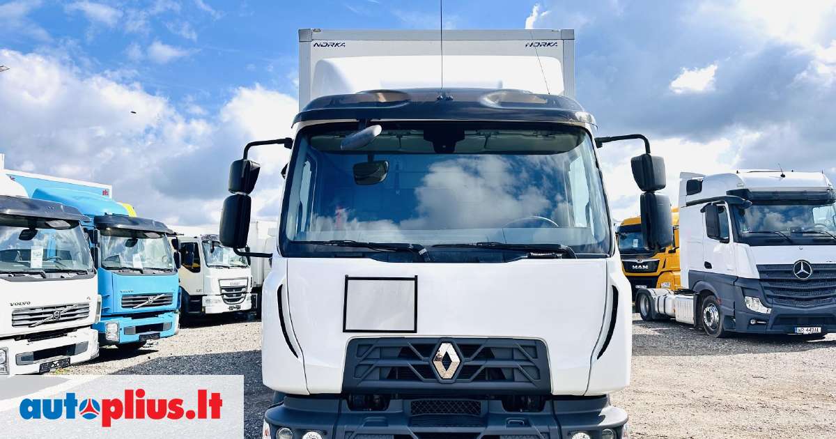 Renault D250 16T atidaromu sonu,miegama vieta ir liftu, kietašoniai ...