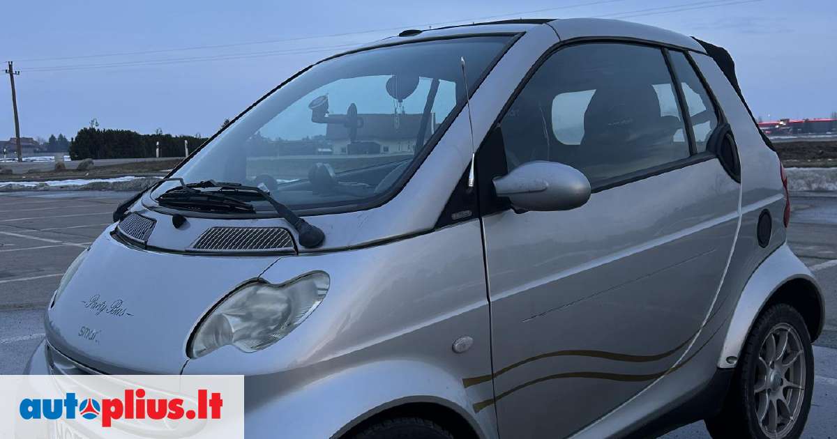 Smart Fortwo Coupe BRABUS, 0.6 l., kabrioletas 2001-07 m., | A30191671