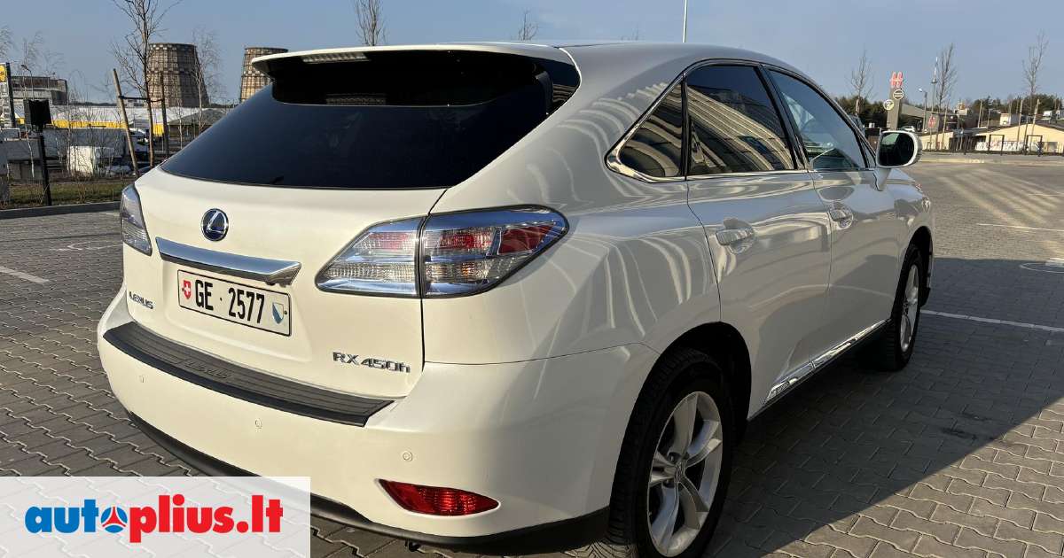 Lexus RX 450h, 3.5 l., visureigis / krosoveris 2011-11 m., | A30556447
