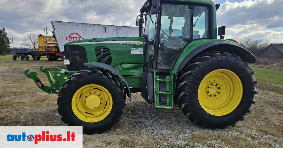 John Deere 6920S SU ORO SISTEMA, traktoriai 2004-10 m., | A29690429