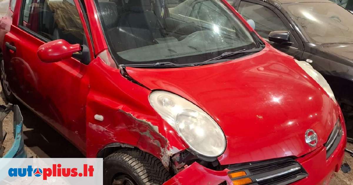 Nissan Micra dalimis. 2026 5 24 pigios dalys utenoje 37068744056 ardoma ...