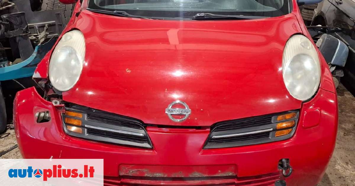Nissan Micra dalimis. 2026 5 24 pigios dalys vilniuje 37068744056 ...
