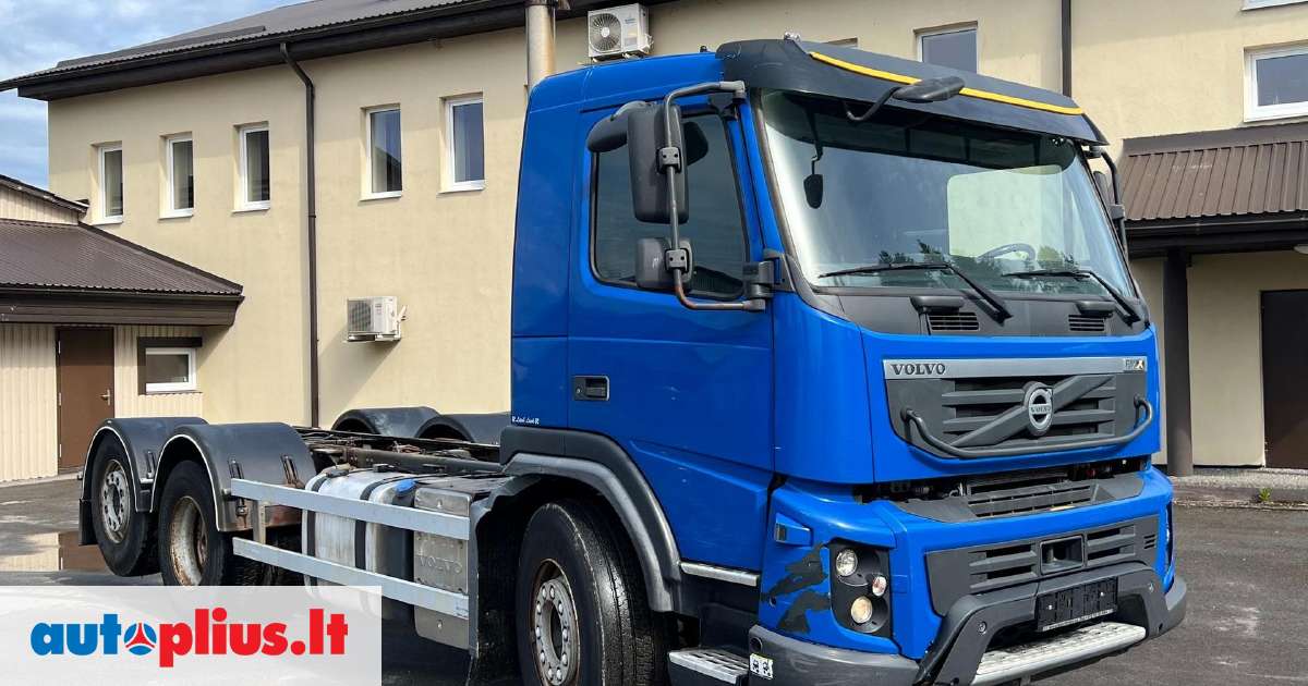 Volvo FMX 380 6X2*4, važiuoklės 2013-07 m., | A30920784