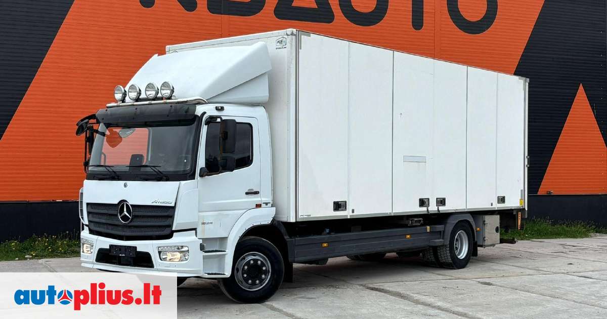 Mercedes-Benz Atego 1524 4x2, box trucks / box vans 2016-06 m., | A30926464