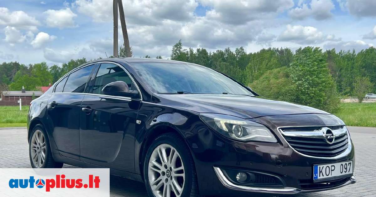 Opel Insignia, 2.0 l., sedanas 2013-07 m., | A30946598
