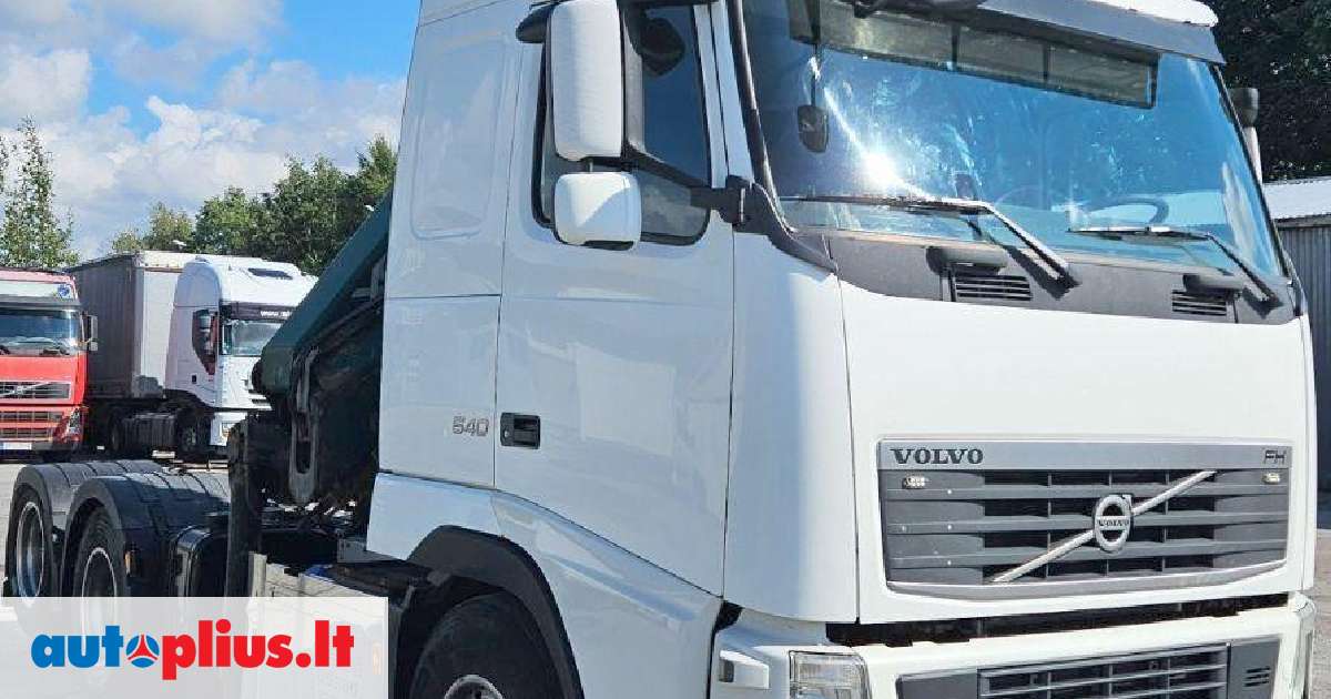Volvo FH540 6x2 + Hiab crane, 1 miegamoji vieta 2012 m., | A30947596