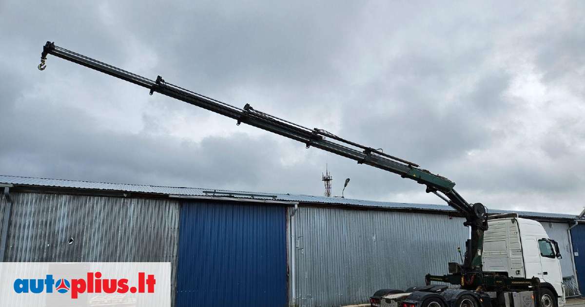 Volvo FH540 6x2 + Hiab crane, 1 miegamoji vieta 2012 m., | A30947596