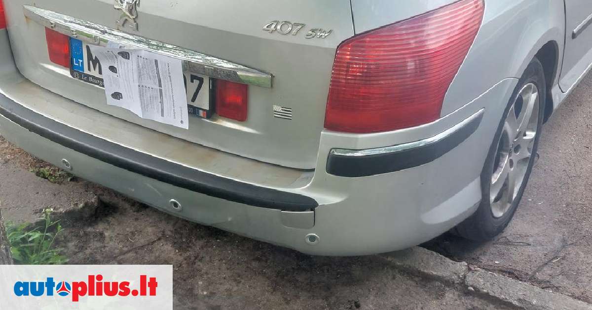 Peugeot 407, 2.0 l., hatchback 2005-06 m., | A31003478