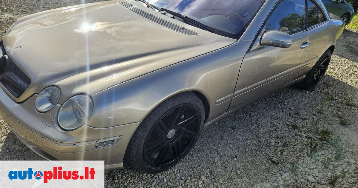 Mercedes-Benz CL600, 6.0 l., kupė (coupe) 2002 m., | A31004552