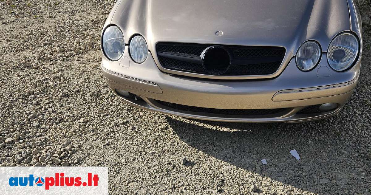 Mercedes-Benz CL600, 6.0 l., kupė (coupe) 2002 m., | A31004552
