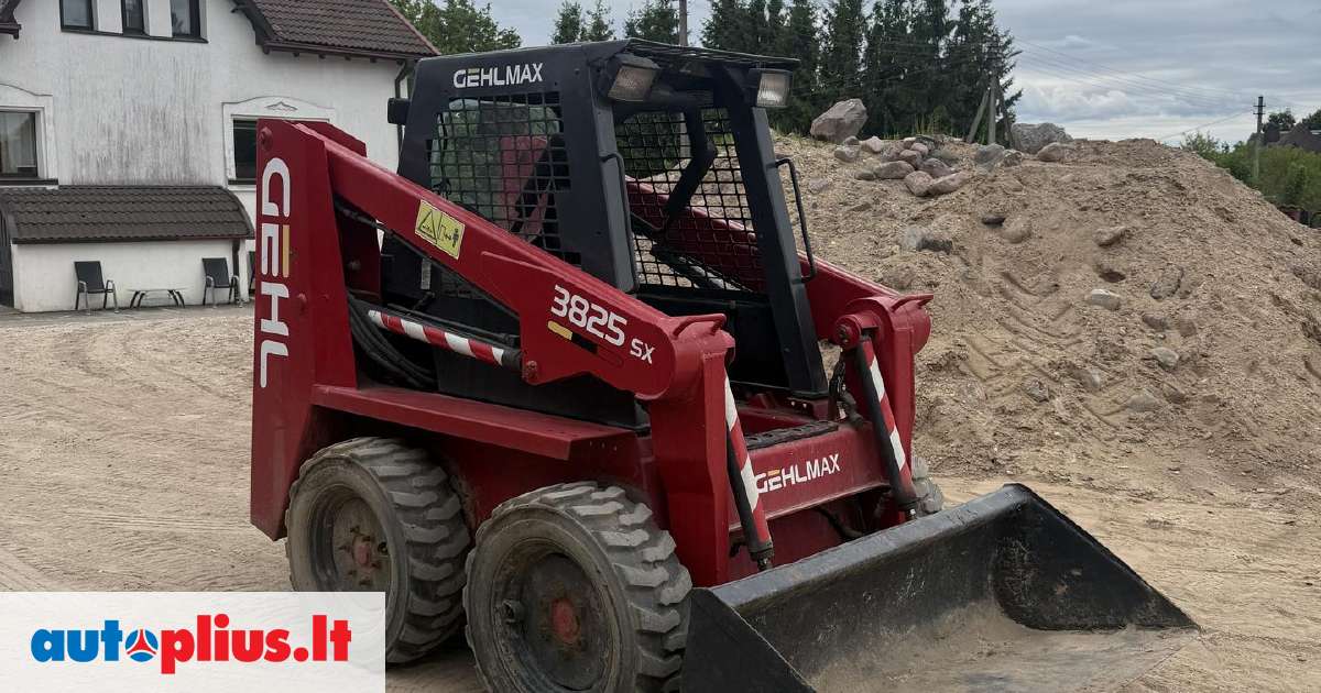 GEHL 3825 SX, mini krautuvai 2006-11 m., | A31005750