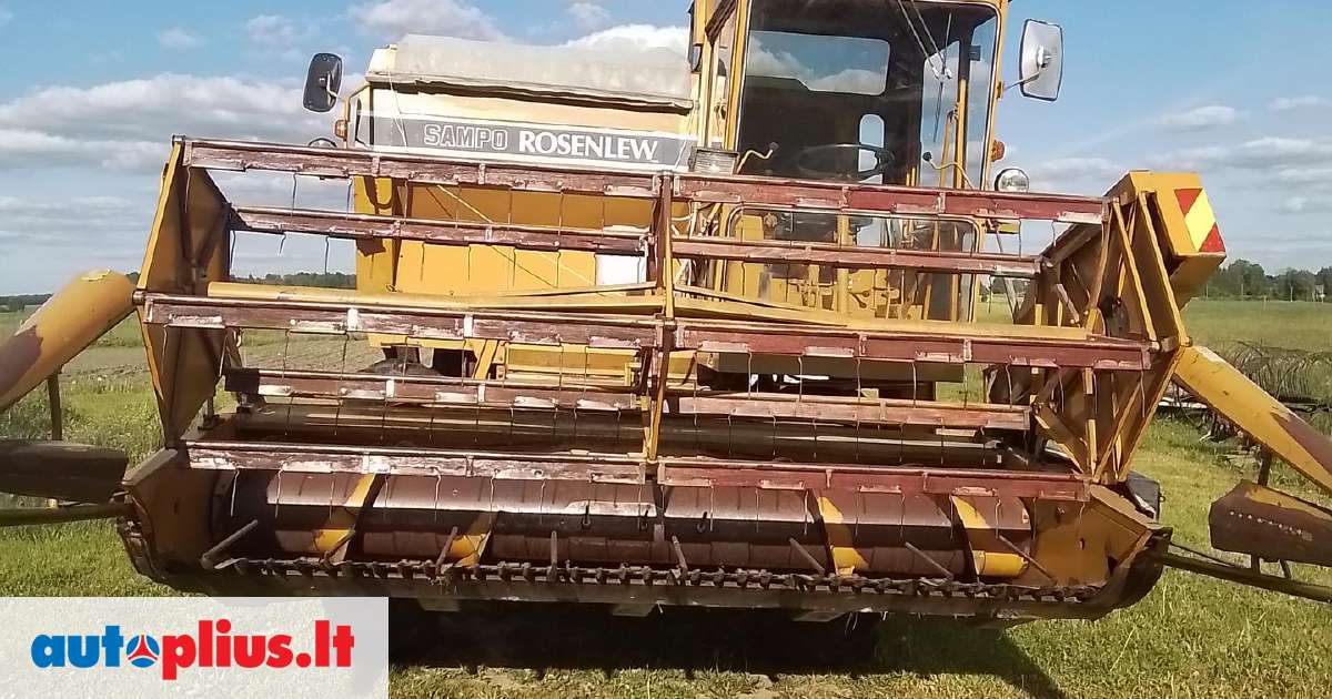SAMPO ROSENLEW Sampo Rosenlew 600, kombainai 1986 m., | A31017456