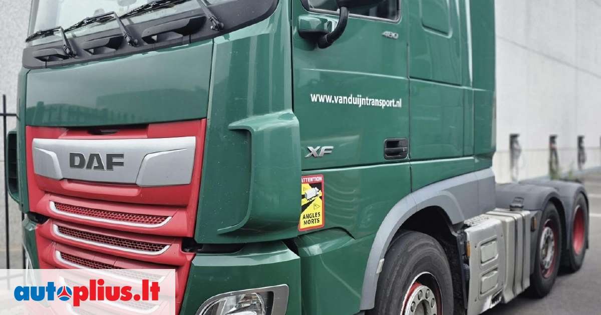DAF XF106-480, 2 miegamosios vietos 2018-07 m., | A31023868
