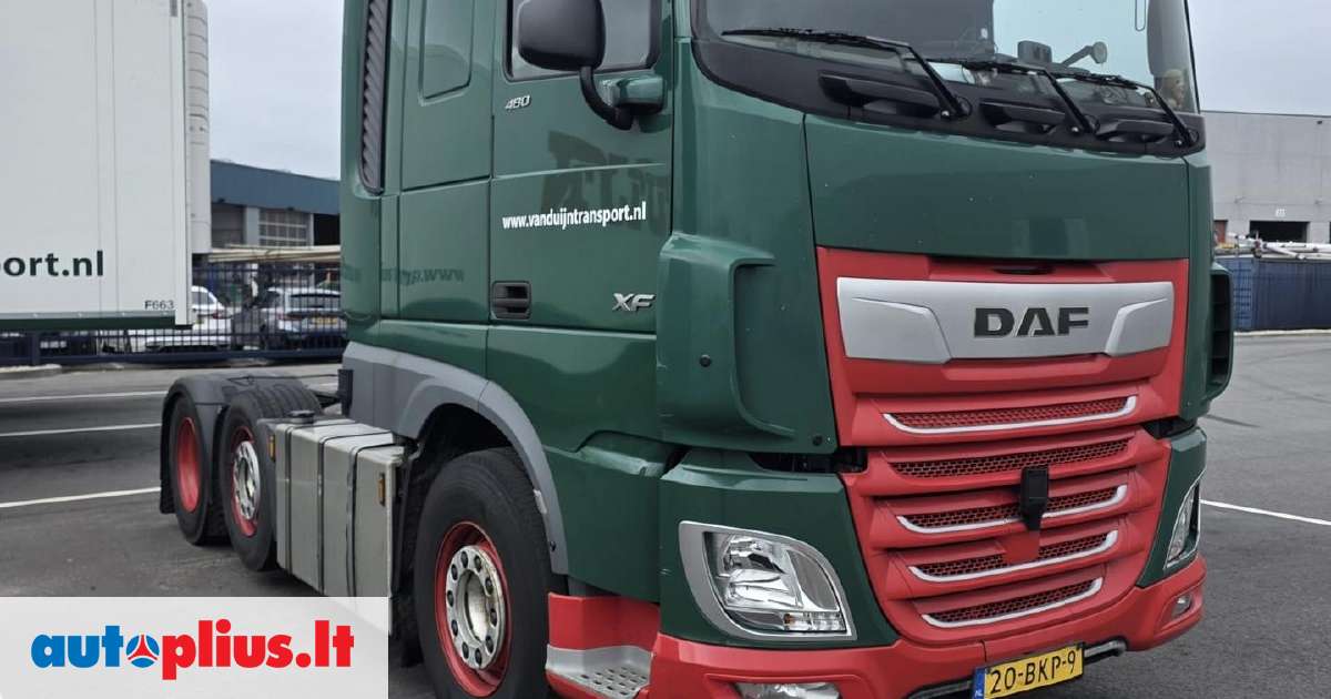 DAF XF106-480, 2 miegamosios vietos 2018-07 m., | A31023868
