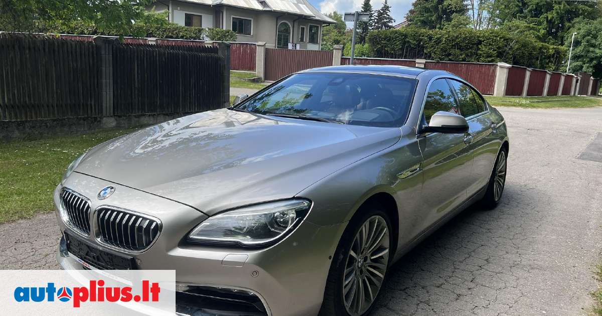 BMW 640 Gran Coupe, 3.0 l., sedanas 2015 m., | A31026218