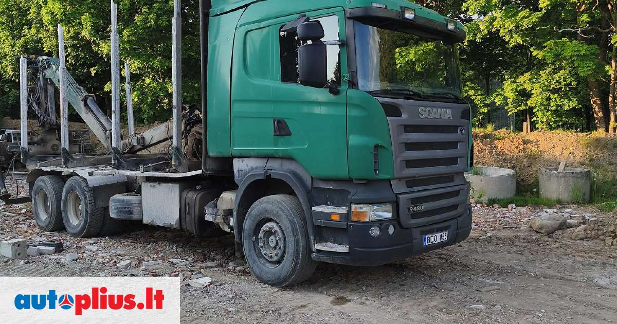 Scania R420, timber trucks 2005 m., | A31026334