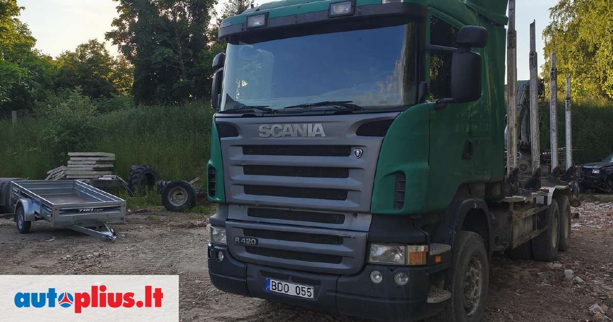 Scania R420, timber trucks 2005 m., | A31026334
