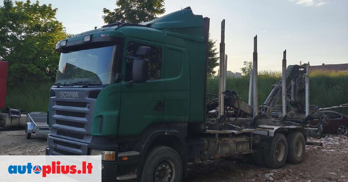 Scania R420, timber trucks 2005 m., | A31026334