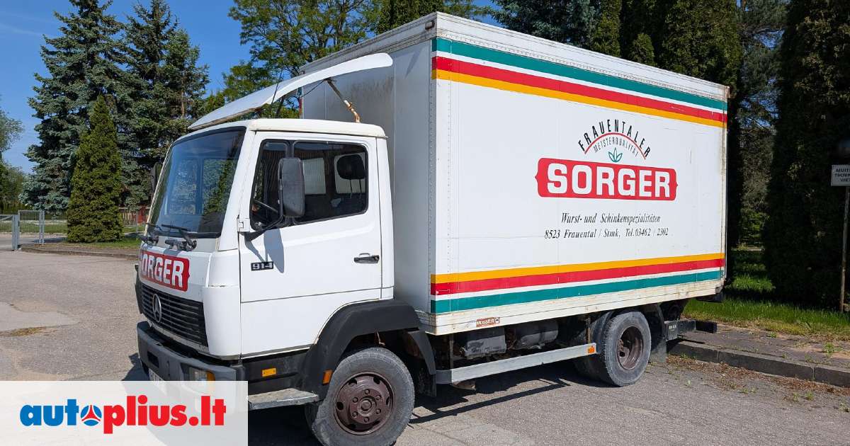 Mercedes-Benz 914, box trucks / box vans 1997-12 m., | A31026686