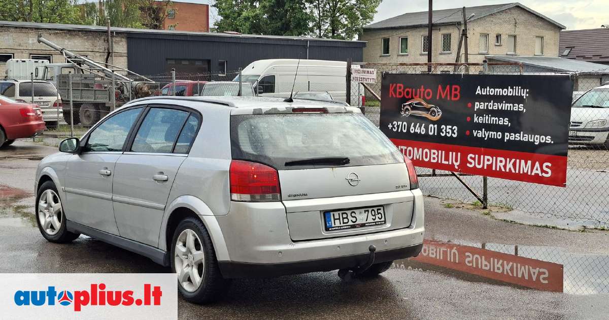 Opel Signum, 2.2 l., hečbekas 2003 m., | A31027162