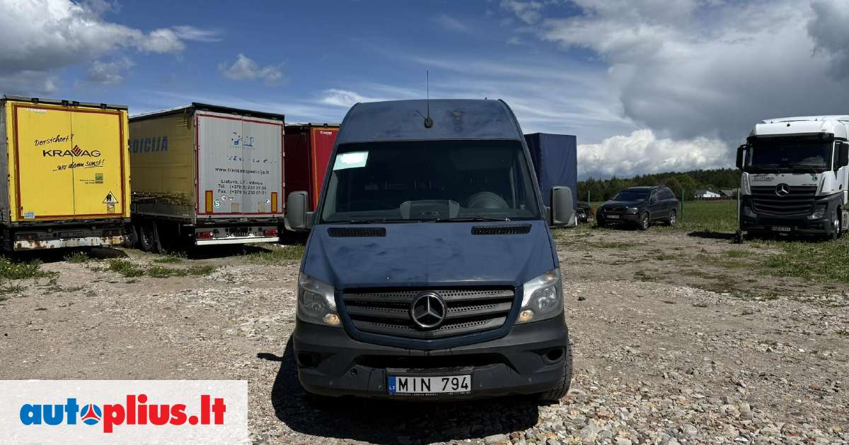 Mercedes-Benz Sprinter, 2.1 l., komercinis 2018-04 m., | A31027558