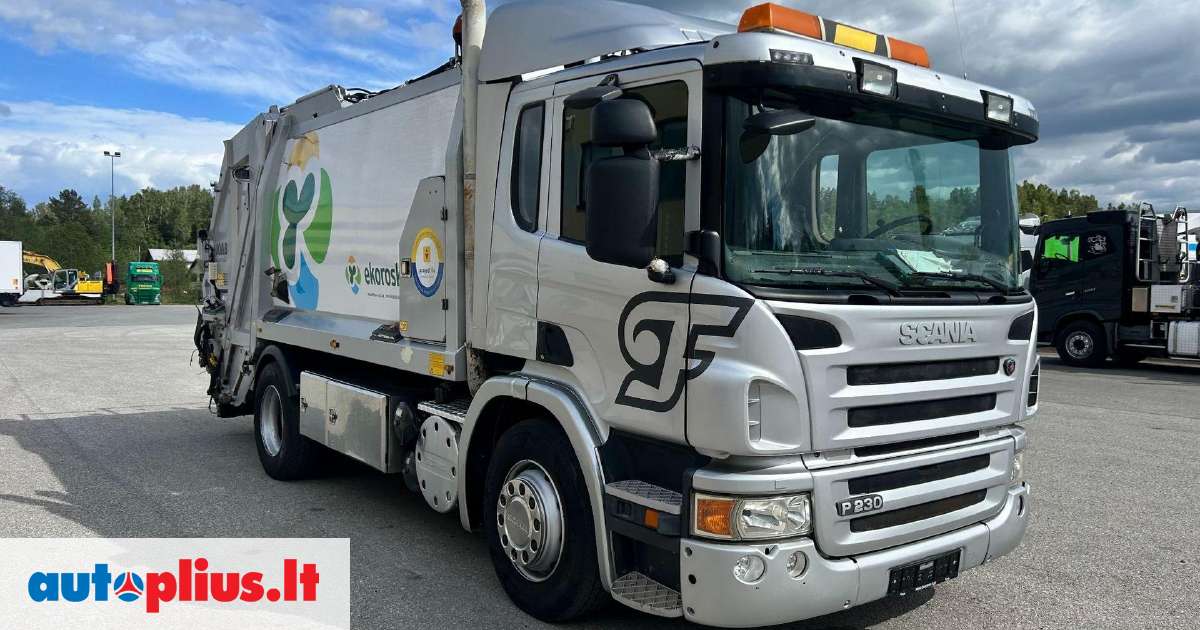 Scania P230, garbage trucks 2010-12 m., | A31028082