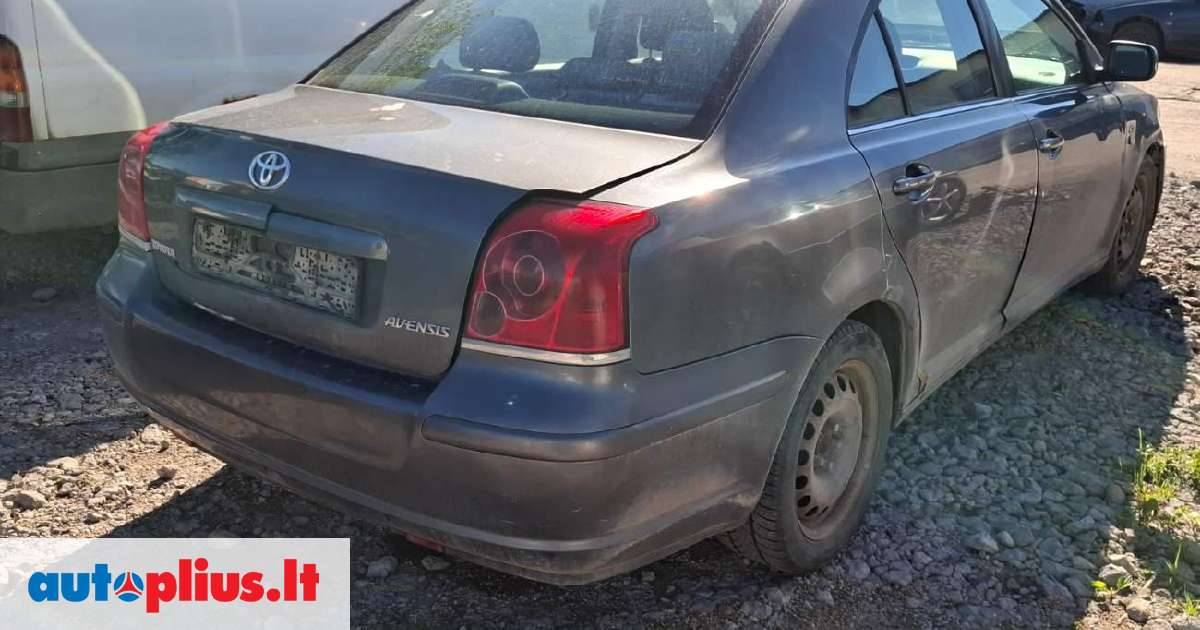 Toyota Avensis rezerves daļās. 2026 6 05 pigios dalys kaune 37068744056 ...