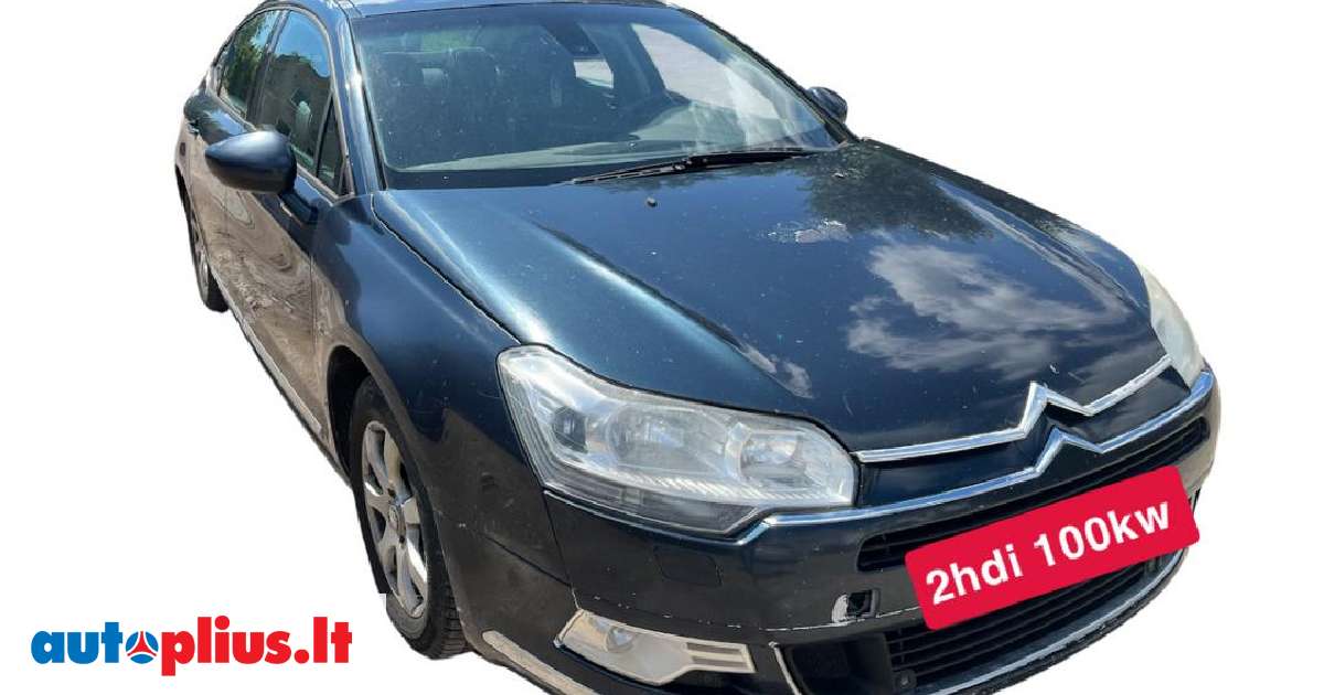 Citroen C5, kGNC/2.0hdi/100kw/mechaninė, Kaunas l vll 08 00 20 00 ...