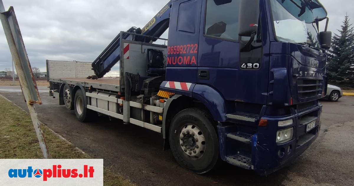 Iveco Stralis, crane trucks 2004-03 m., | A31125998