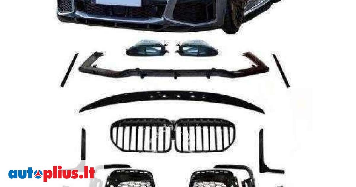 BMW 7 serija rezerves daļās. G12 m performance black komplektas lupos ...
