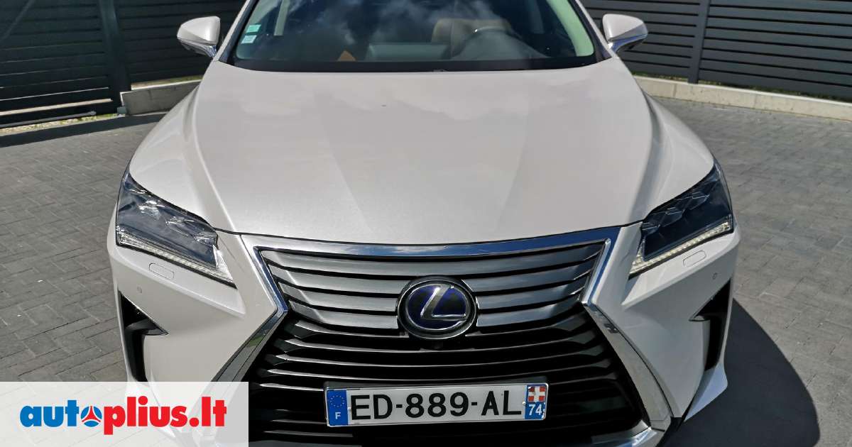 Lexus RX 450h, 3.5 l., visureigis / krosoveris 2016-06 m., | A31153144