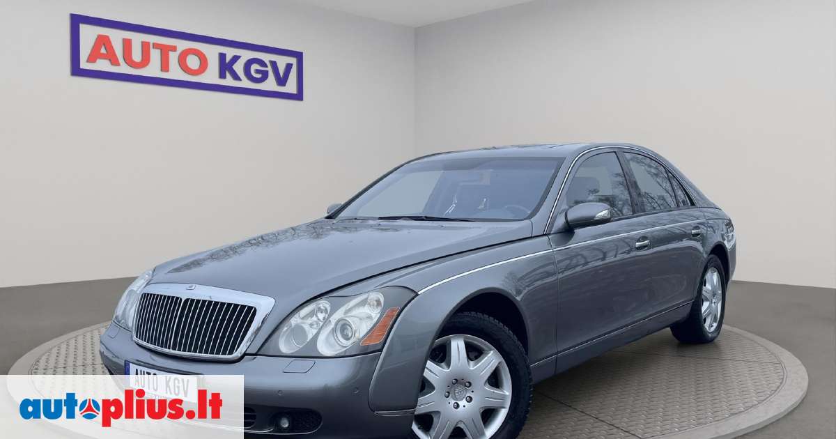 Maybach 57, 5.5 l., saloon / sedan 2008-03 m., | A31172736