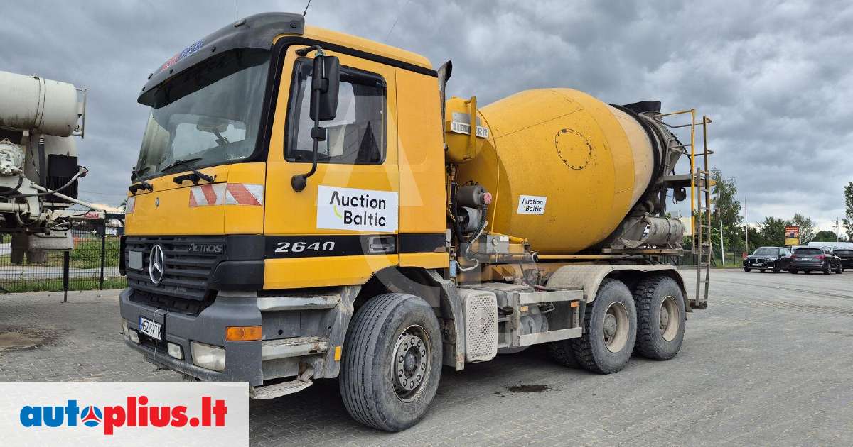 Mercedes-Benz Actros 2640, concrete mixer trucks 2003 m., | A31175944