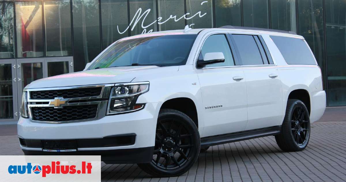 Chevrolet Suburban, 5.3 l., visureigis / krosoveris 2016-09 m., | A31178720