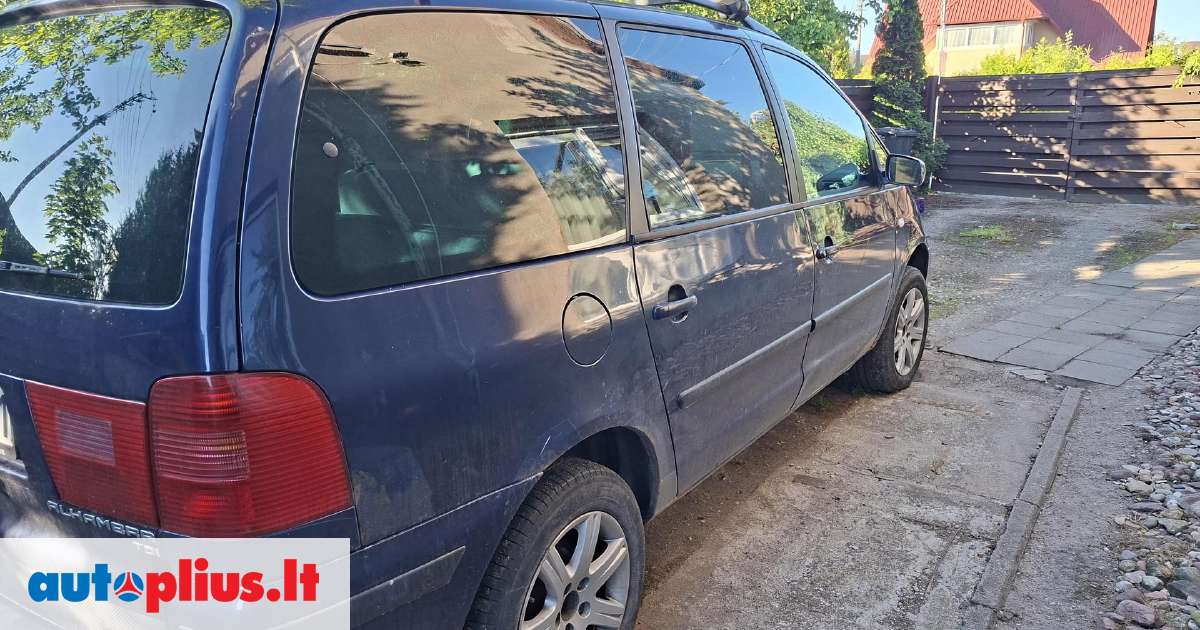 Seat Alhambra, 1.9 l., vienatūris 2002-06 m., | A31183082