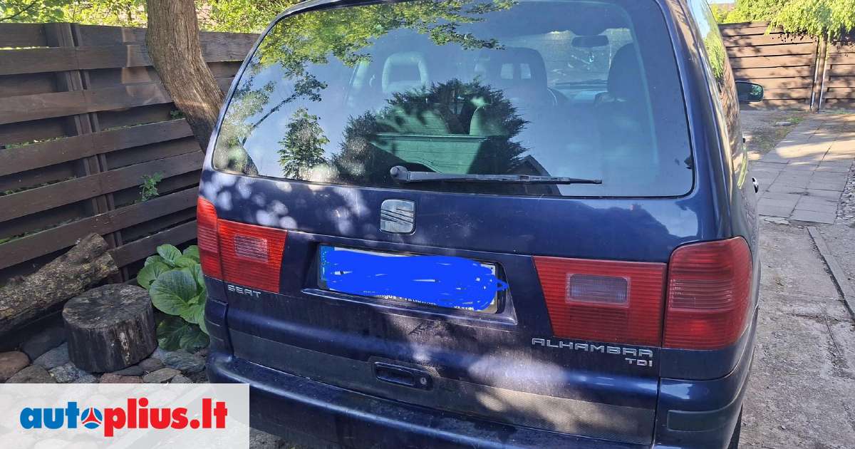 Seat Alhambra, 1.9 l., vienatūris 2002-06 m., | A31183082