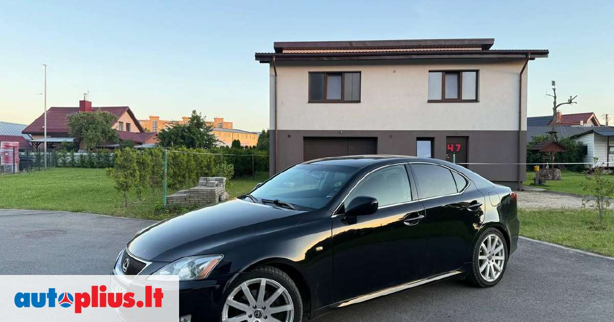 Lexus IS 250, 2.5 l., sedanas 2007-01 m., | A31188374