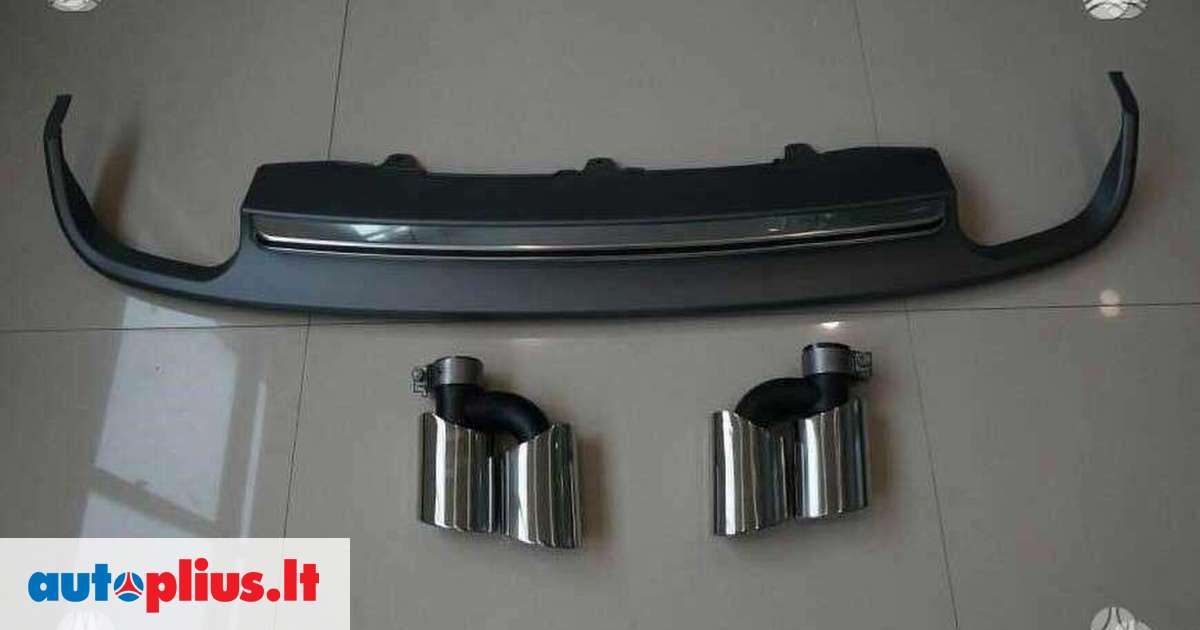 Audi A7 dalimis. Audi s7 antgaliai su pp plastiko difuzoriumi tinka i ...